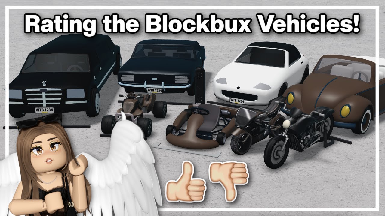 Buying Rating All The Blockbux Vehicles Bloxburg Youtube