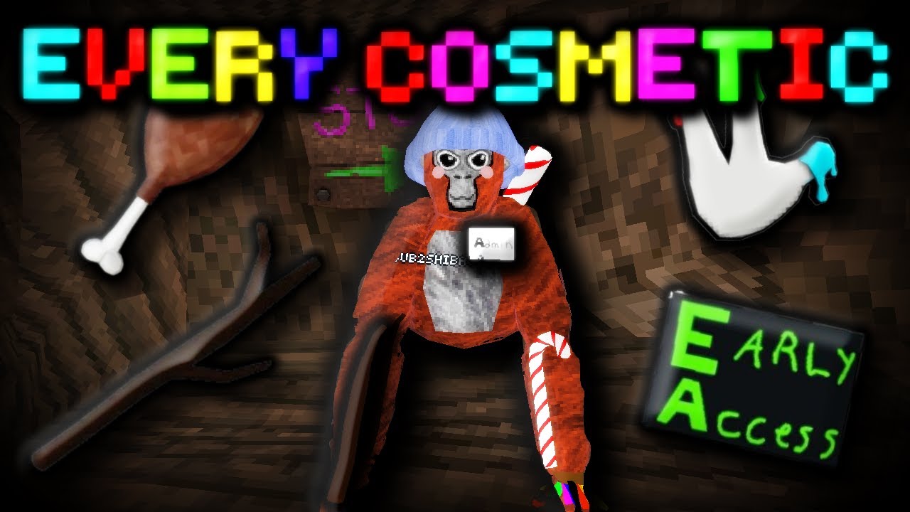 How To Get Every Cosmetic In Gorilla Tag Youtube