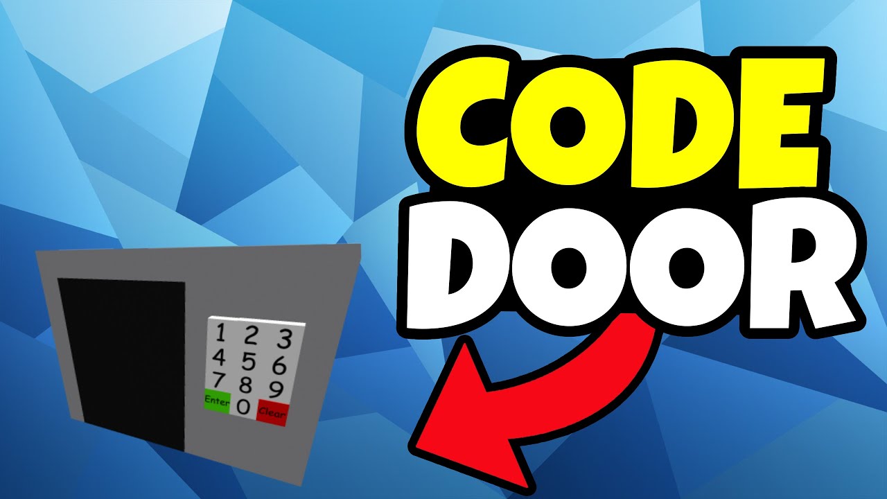 How To Make A Code Door In Roblox Studio Youtube