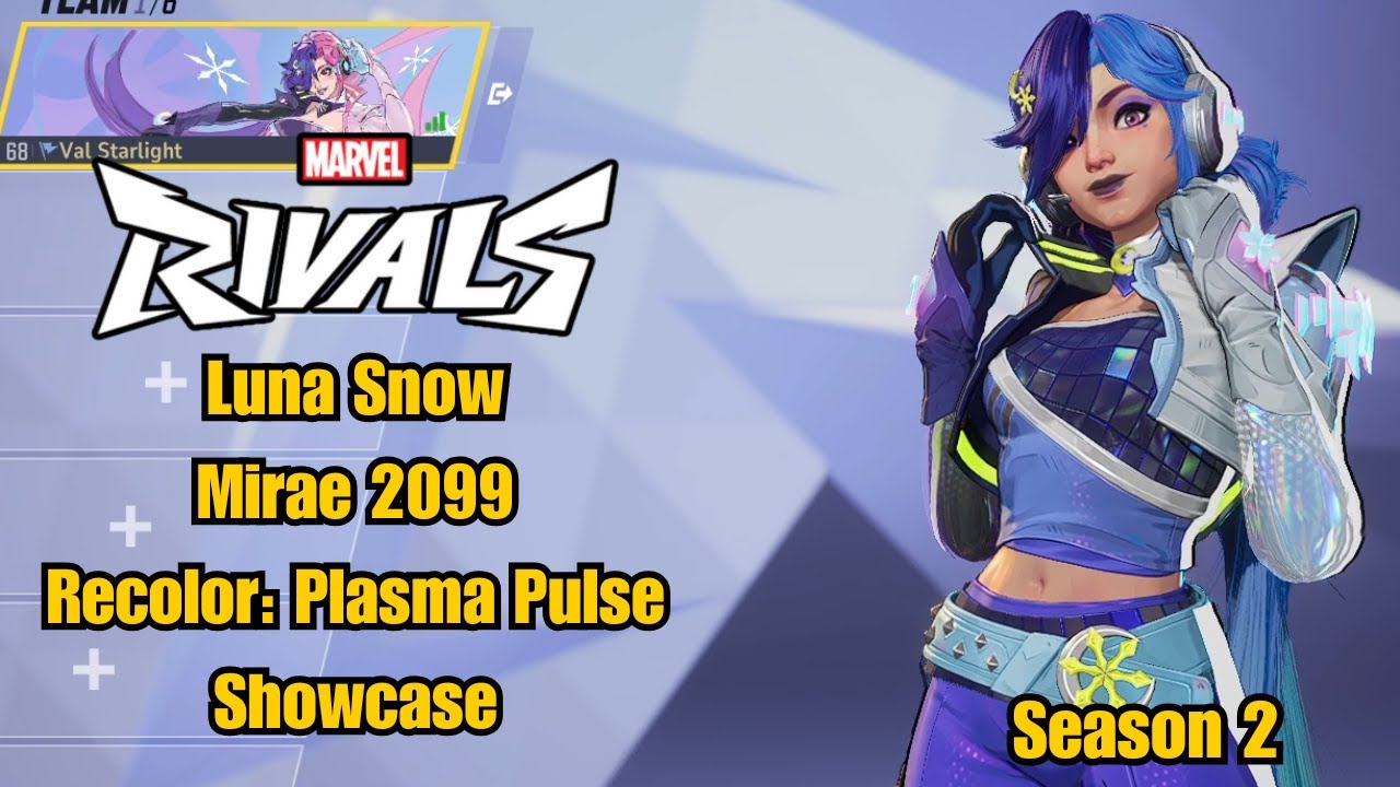 Luna Snow Mirae 2099 Recolor Plasma Pulse Skin Showcase Marvel