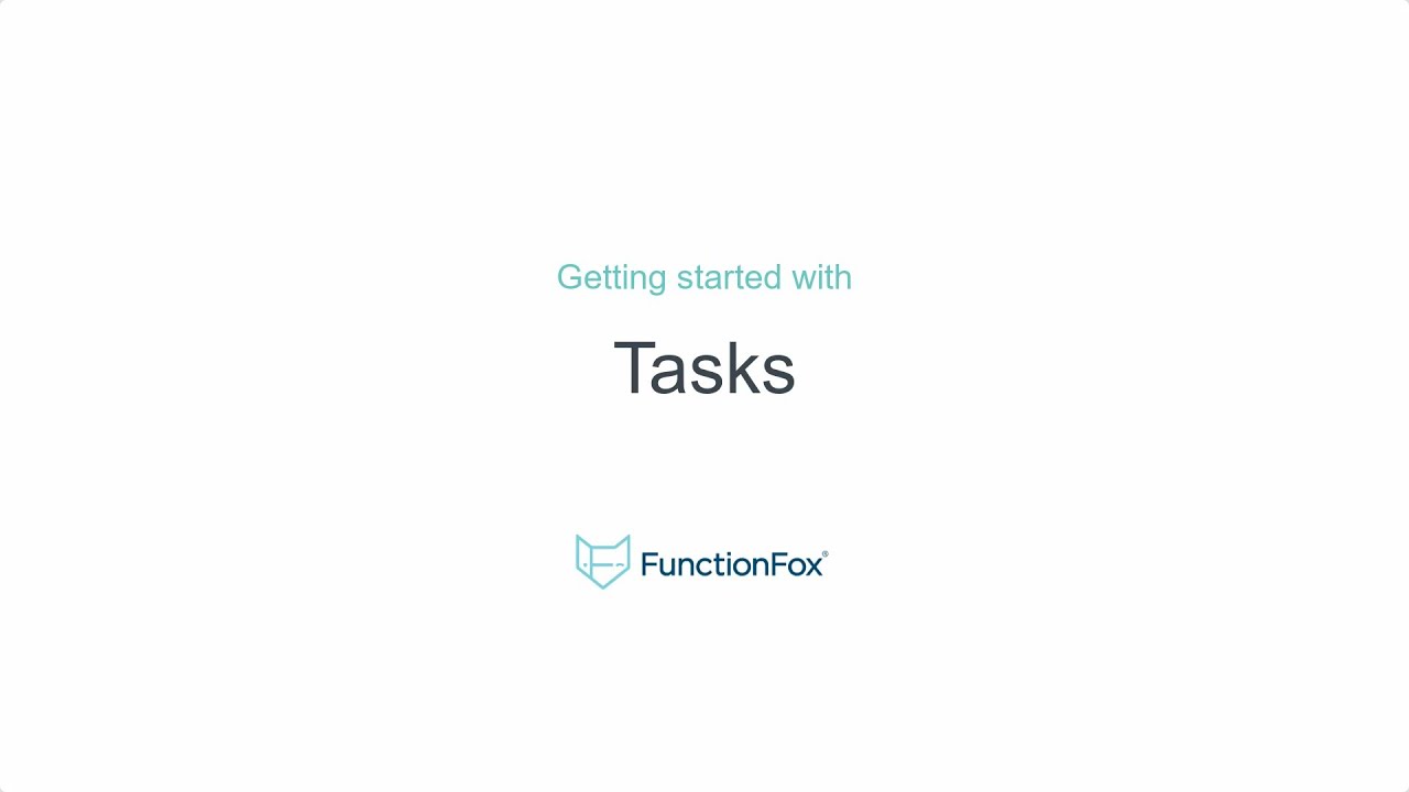 Functionfox Getting Started With Task Setup Youtube