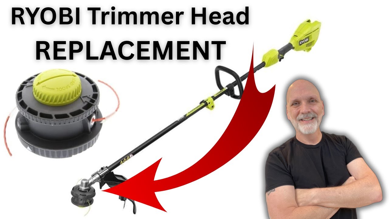 How To Replace The Trimmer Head On A Ryobi String Trimmer Step By Step