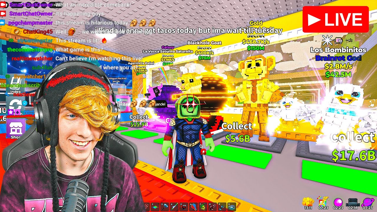 Steal A Brainrot Admin Abuse Live Urbanoft