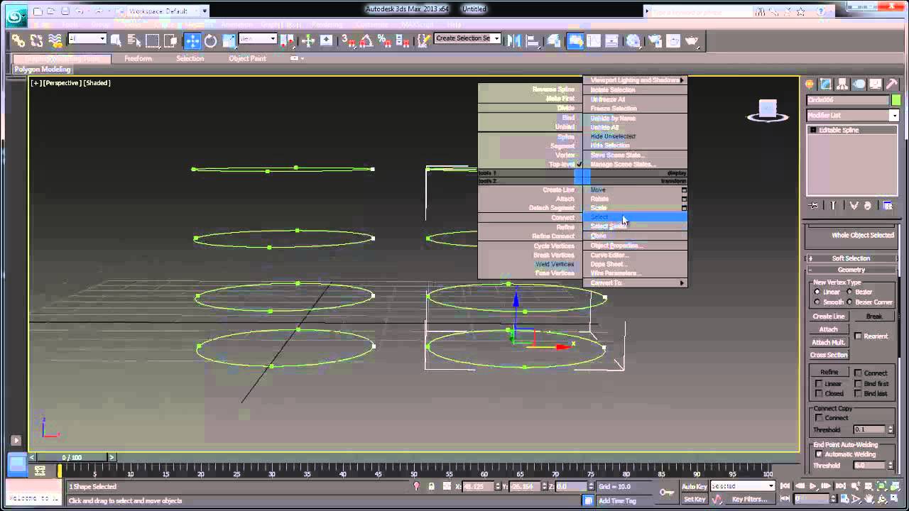 3ds Max Spline Modeling