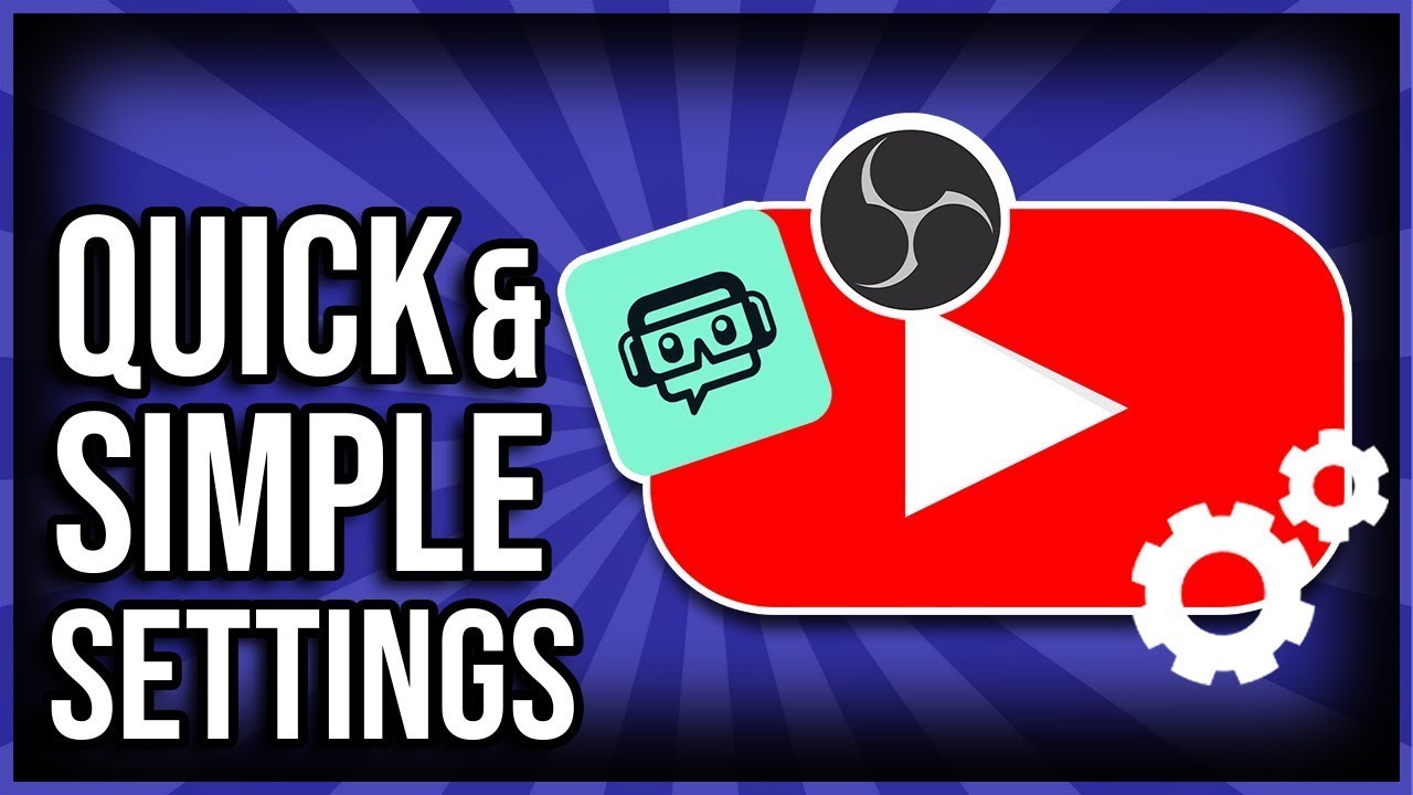 Streamlabs Obs Settings For Youtube Youtube