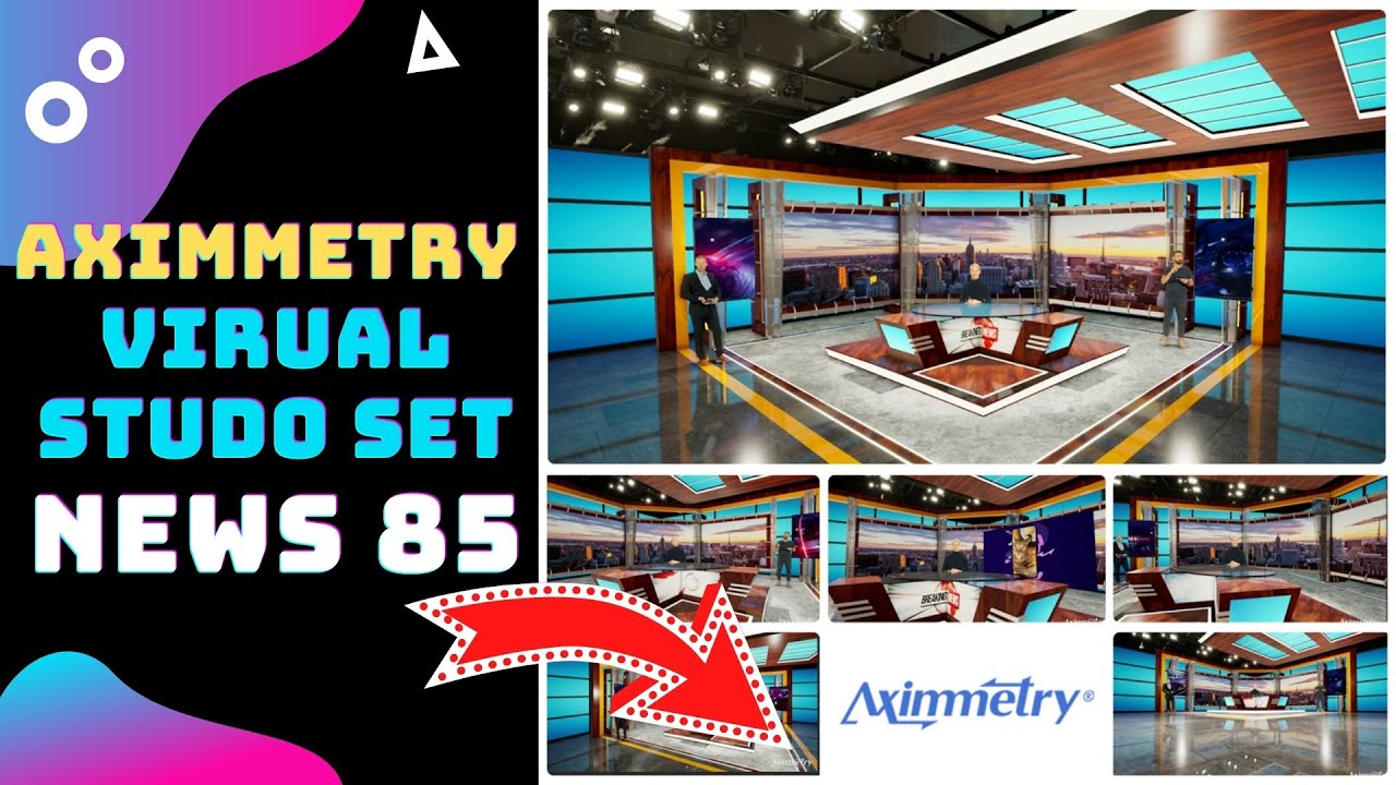 Aximmetry Virtual Studio Set News 85 Unreal Aximmetry Youtube