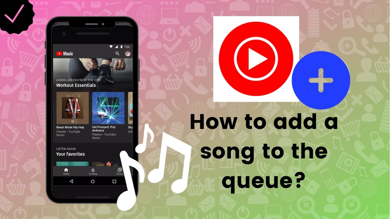 How To Add A Song To The Queue On Youtube Music Youtube