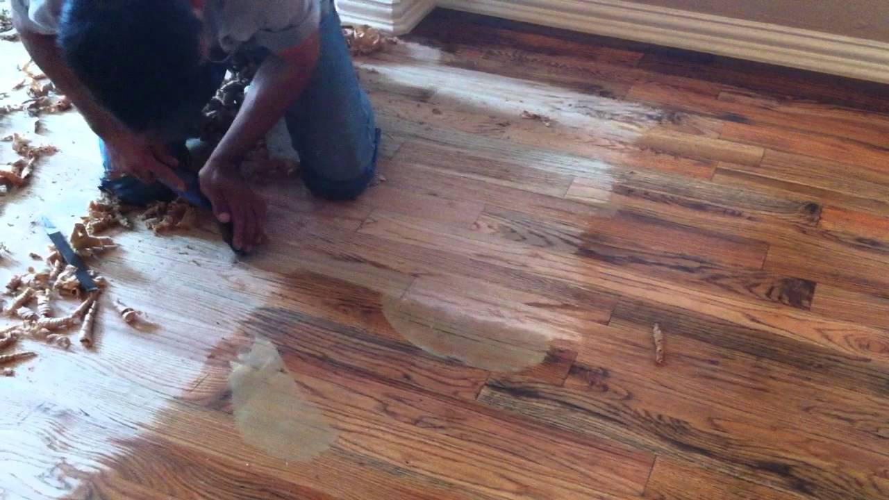 Hand Scraped Wood Floors Youtube