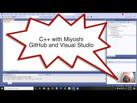 C With Miyoshi Github And Visual Studio Youtube