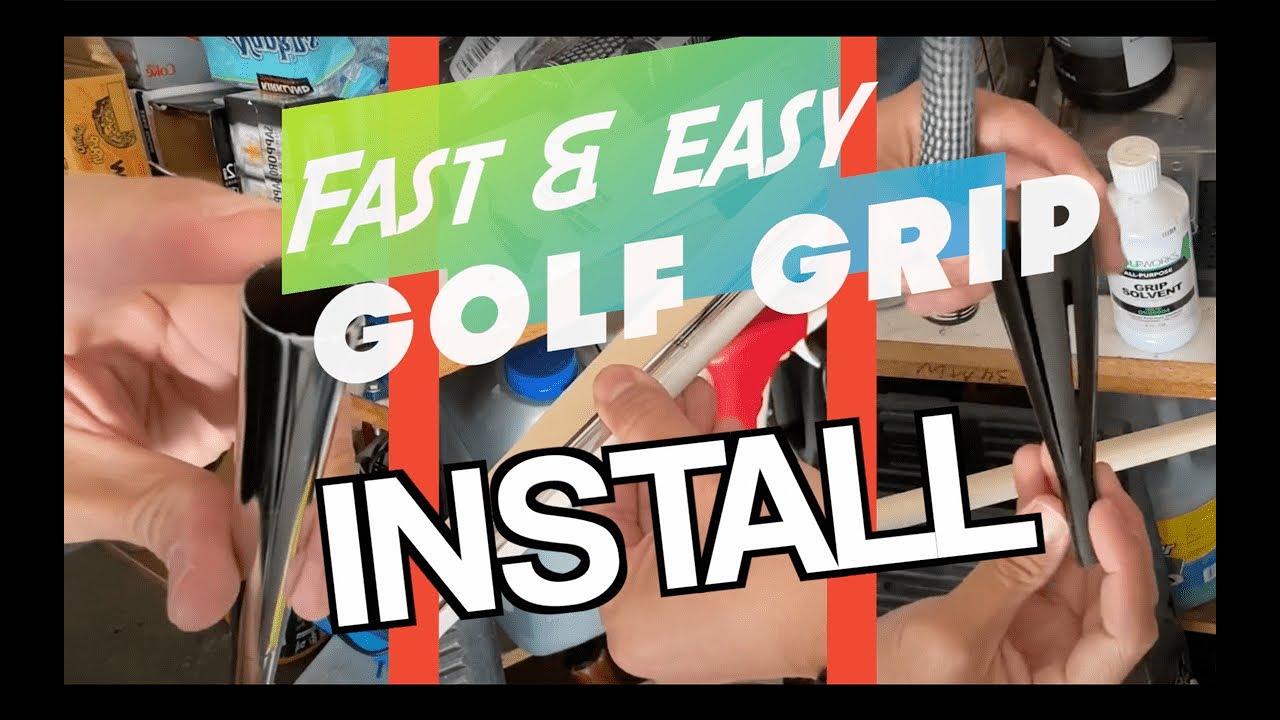 Easy Steps How To Install Golf Grips Youtube