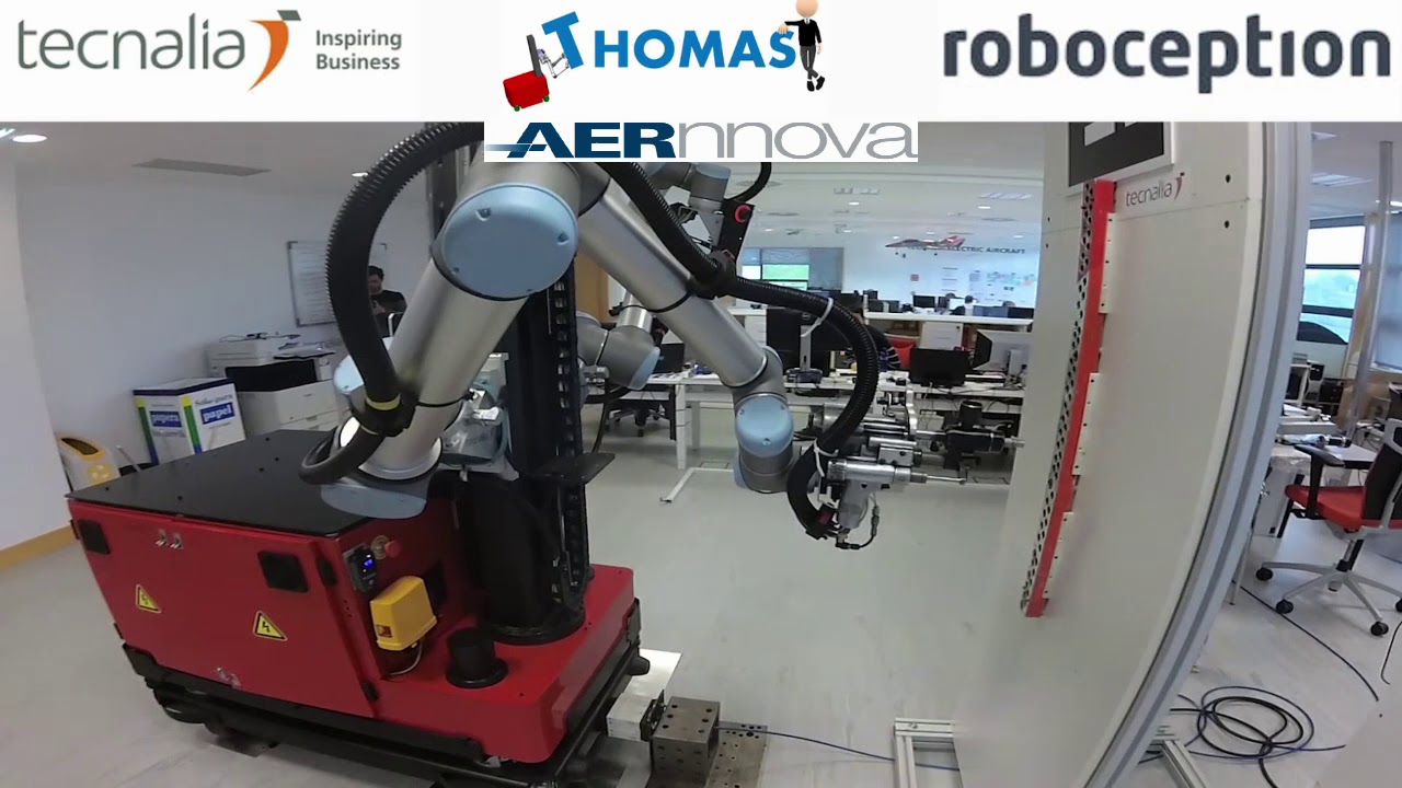 Flexible Robotics Drilling Operation Mobile Dual Arm Robot Youtube