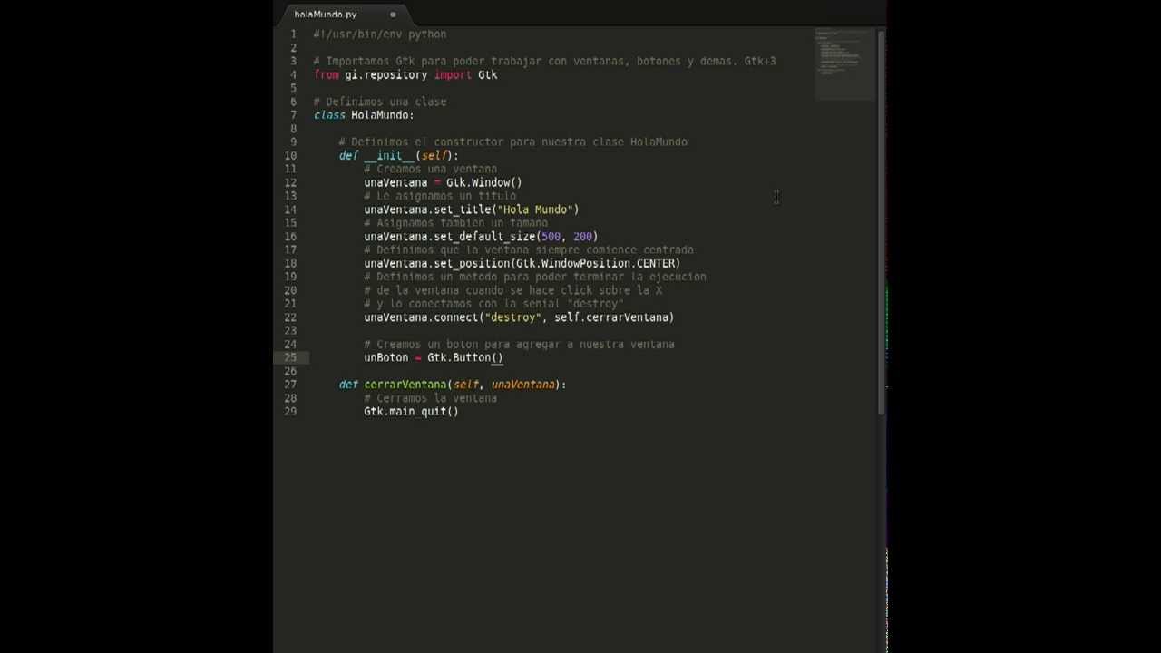 Tutorial Gui En Python Con Gtk3 Youtube