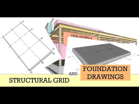 Foundations And Structural Grid Made Easy With Sketchup Youtube