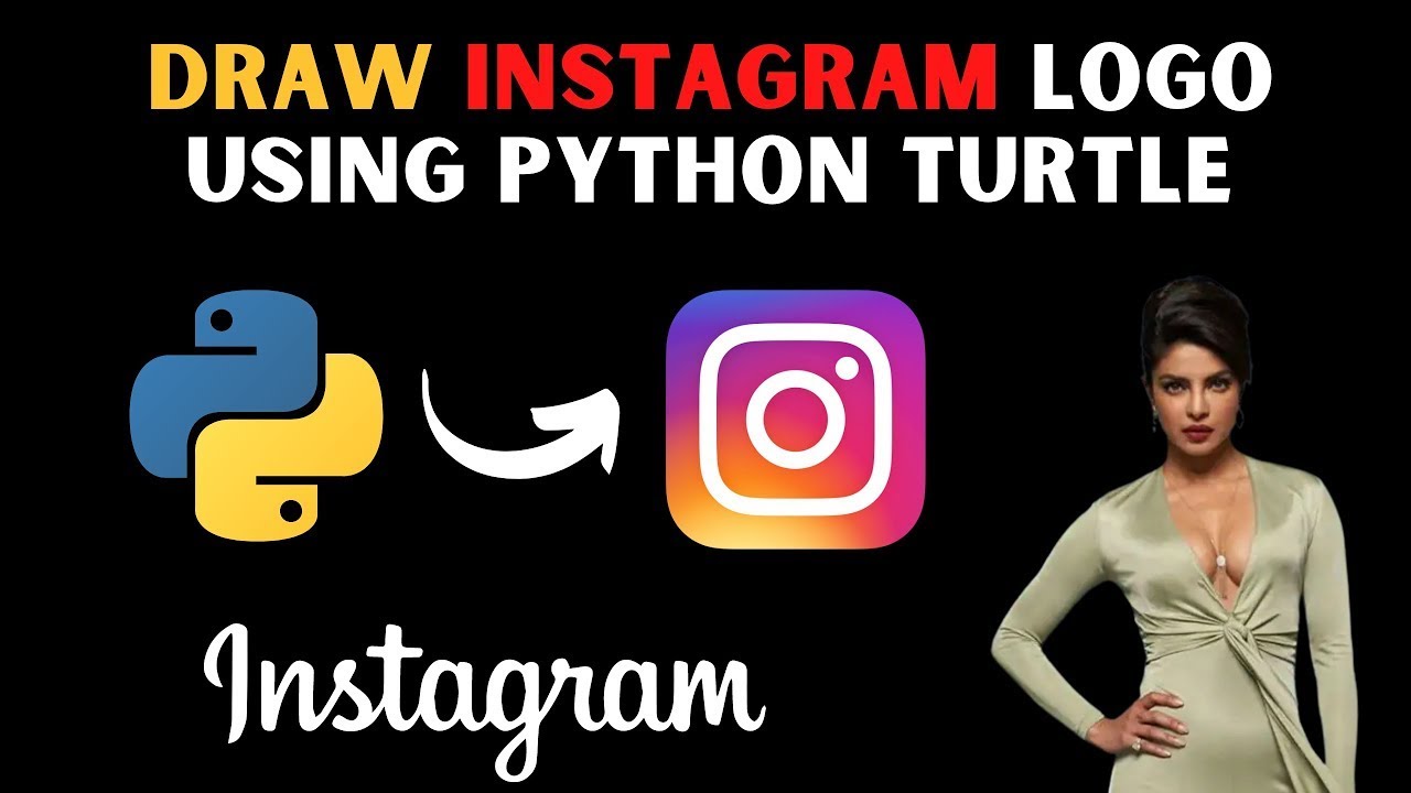 How To Draw Instagram Logo In Python Turtle Ii Python Me Instagram Logo