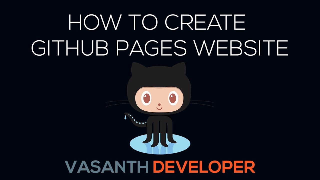 How To Create Github Pages Website Youtube