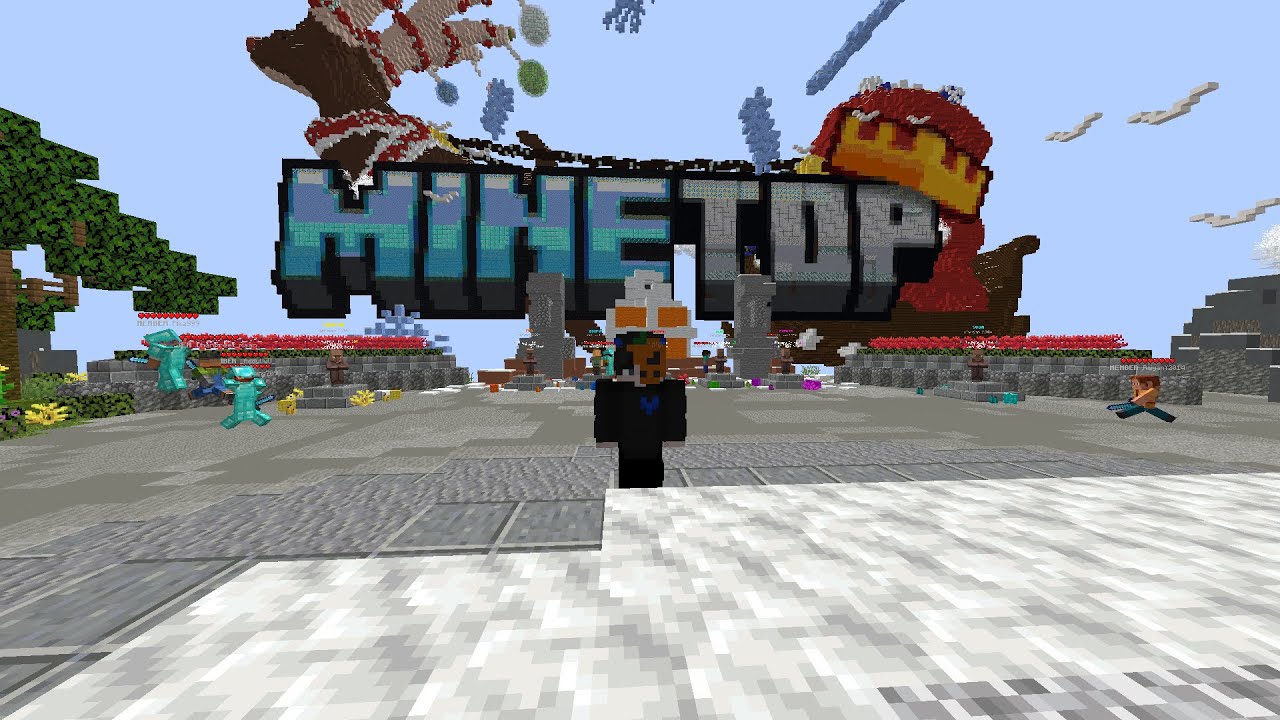 Playing On Minetop Boxpvp With Kenquegaming Youtube