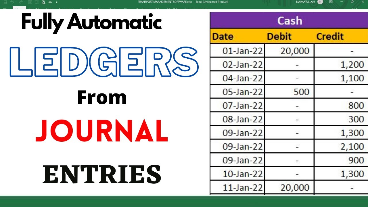 Journal Entries Ledger At Carlos Snyder Blog
