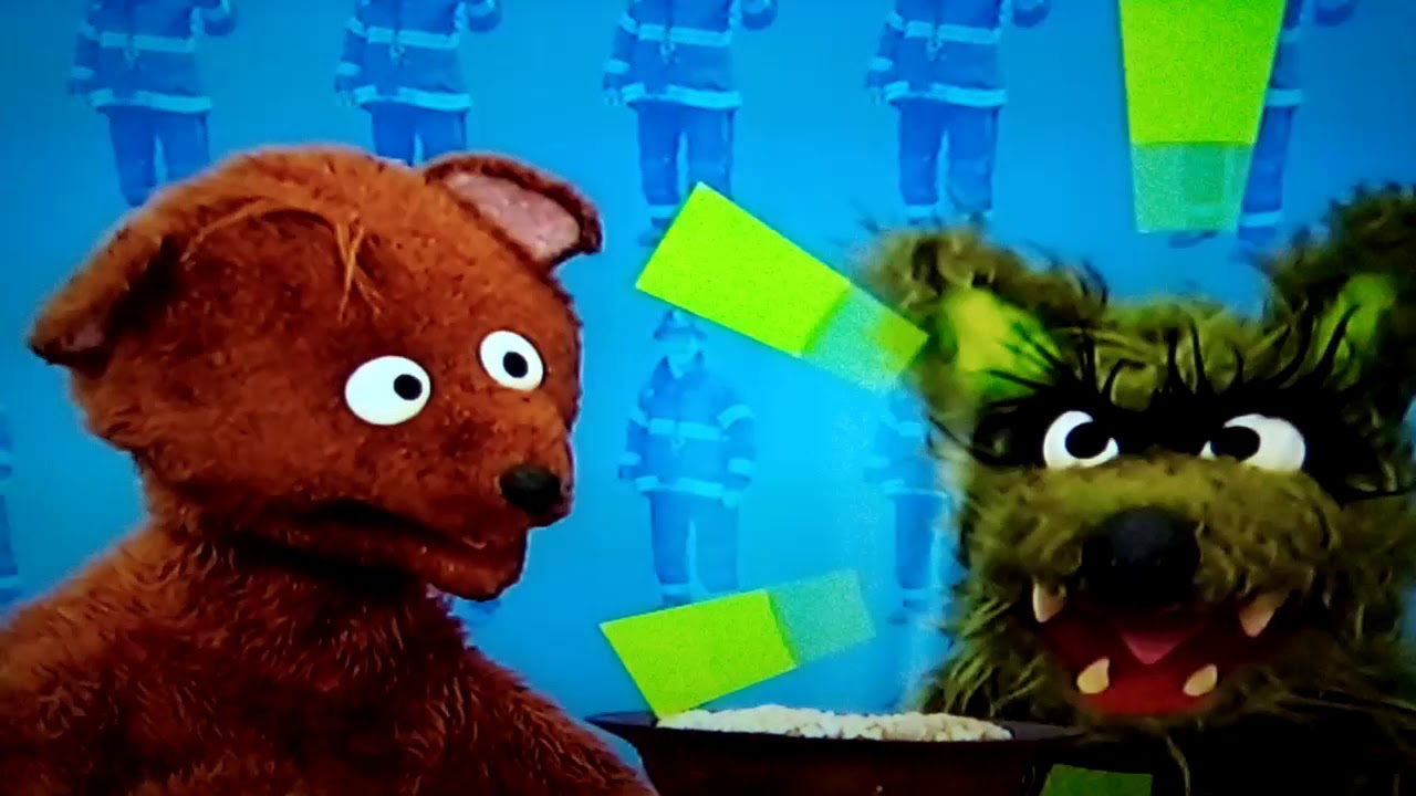 Baby Bear And The Wolf In Sesame Street Elmo S World Youtube