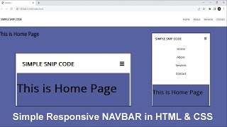 Create A Simple Navigation Using Html Css Responsive Doovi