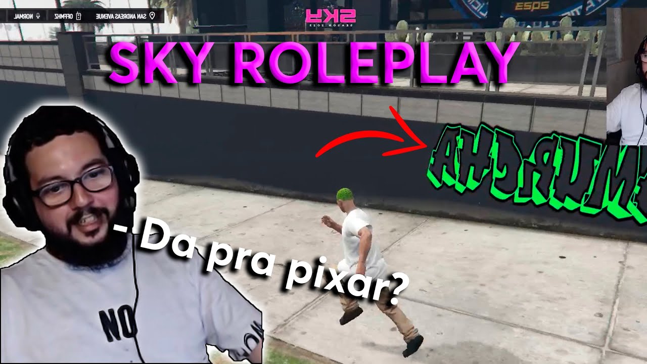 O Galo Conheceu A Sky Roleplay Youtube