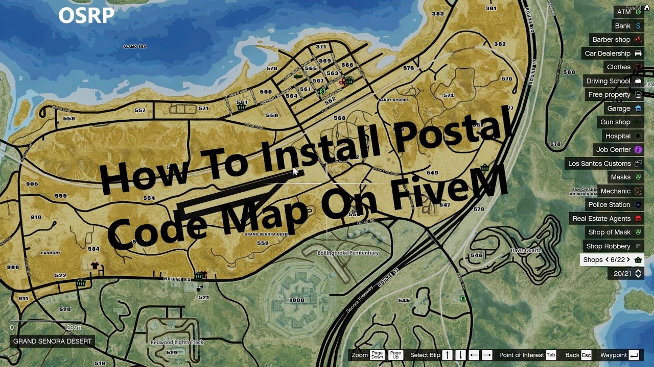 Postal Code Map Fivem Tribalgost