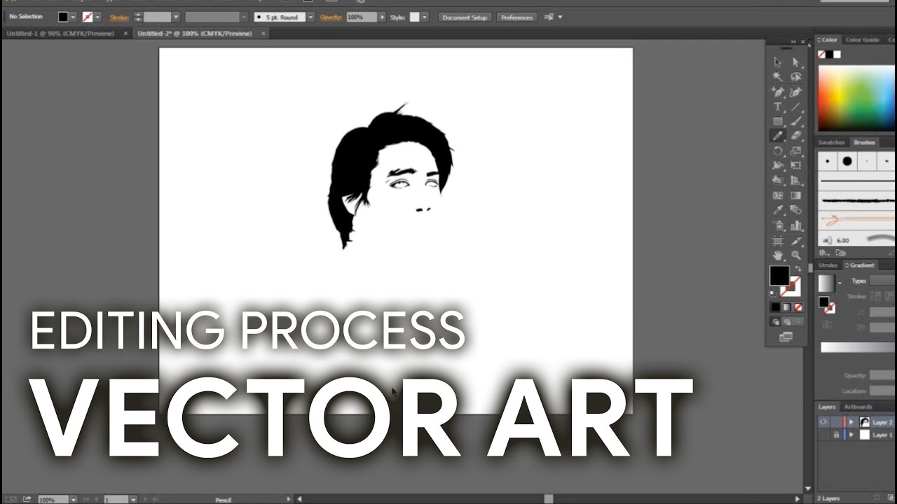 Recording Screen Vector Adobe Illustrator Youtube