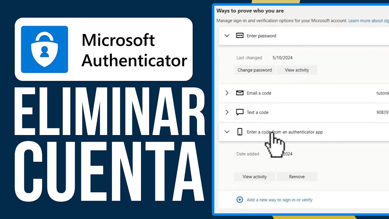 Cómo Eliminar Una Cuenta En Microsoft Authenticator Sencillo Youtube