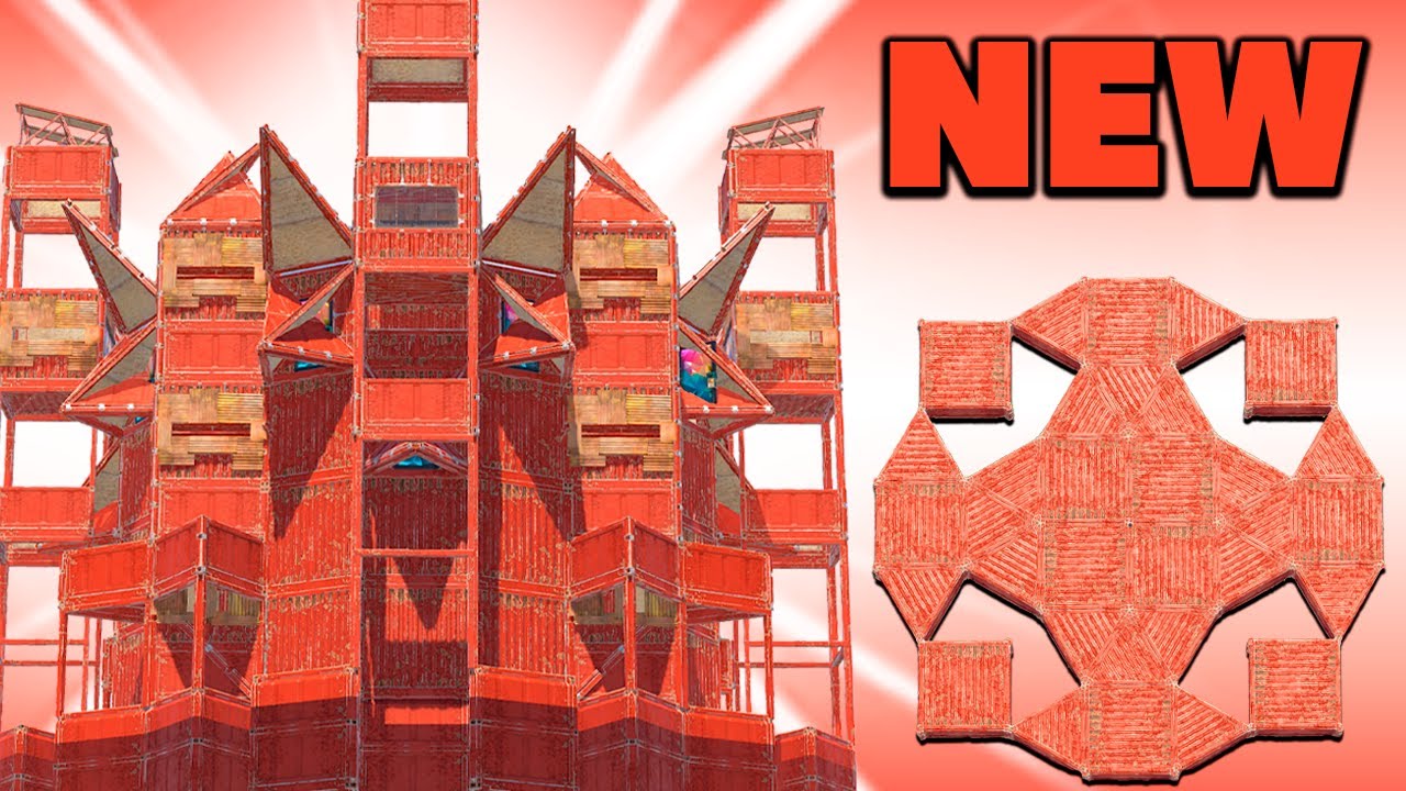 New Updated 2x2 Expansion Rust Base Design 2025 Duo Trio Solo Quad