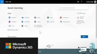 Get Started With Microsoft Dynamics 365 Business Central Microsoft ...