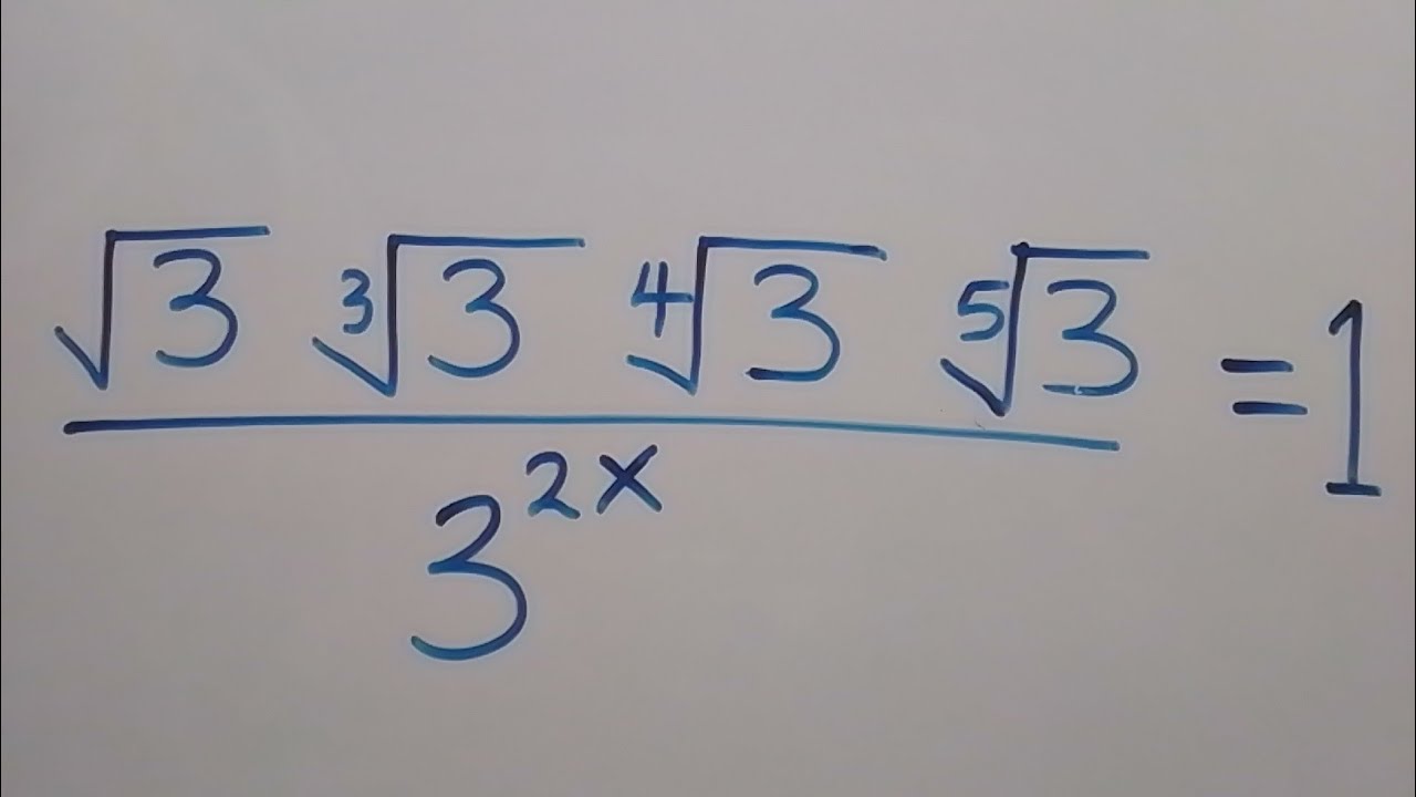 Nice Exponent Simplification Math Olympiad Youtube