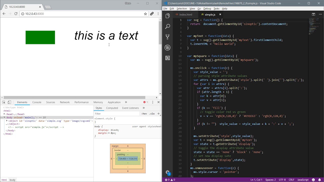 Playing With Svg Files From Javascript Code Youtube