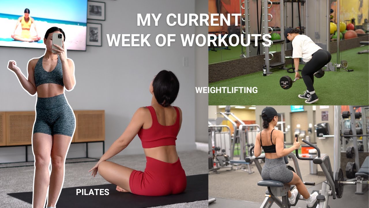 Full Week Of Workouts A Perfect Mix Of Pilates Weightlifting Yoga