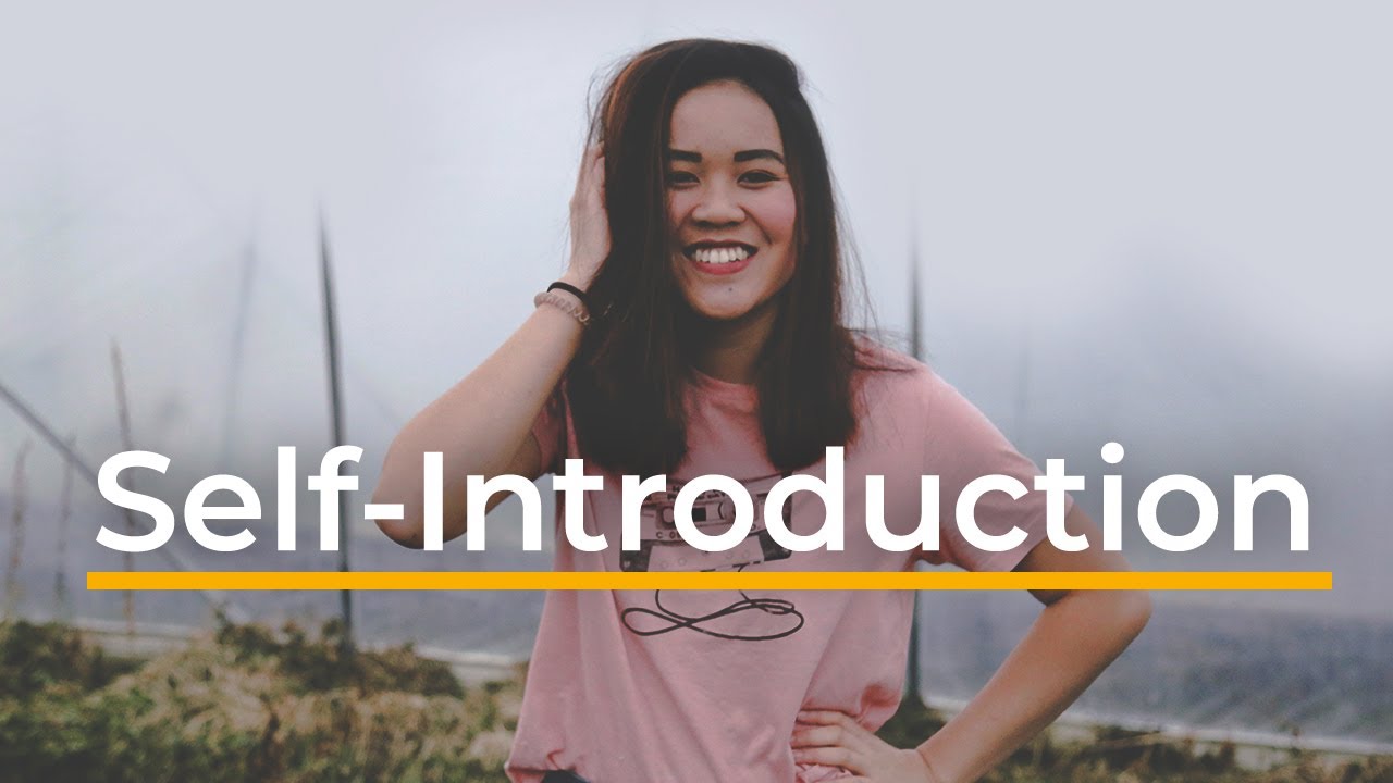 Video Template For Self Introduction Youtube