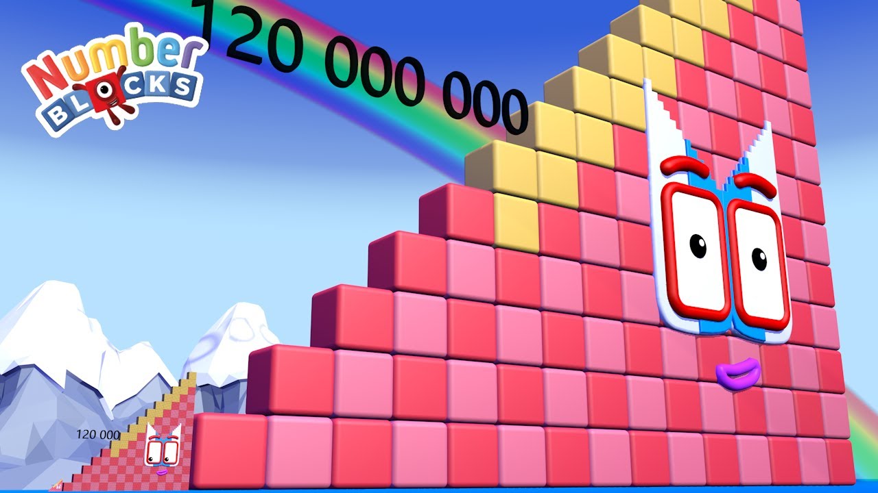 Numberblocks Step Squad 120 Vs 120 000 000 Count To 120 000 000 Song