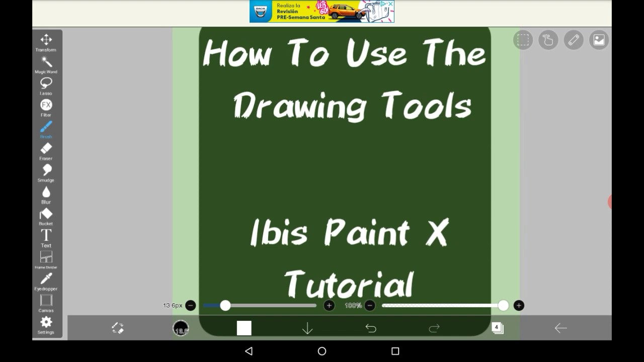How To Use The Drawing Tools Ibis Paint X Tutorial For Beginners