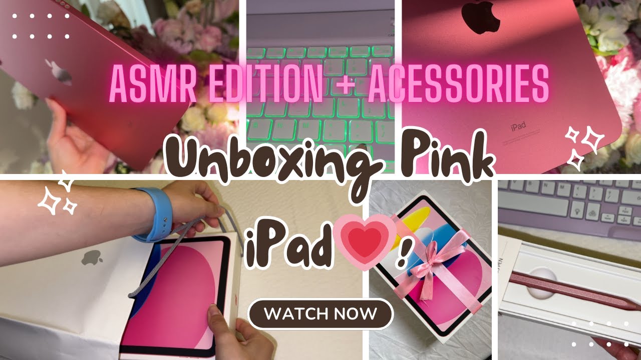 Pink Ipad 10th Gen Asmr Unboxingрџњё The Cutest Pink Ipad 10th Gen Ever