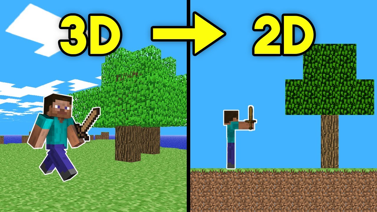 I Made Minecraft But It S 2d Youtube