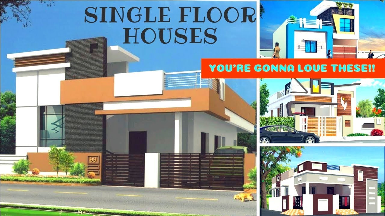 Home Front Elevation Design Single Floor Floor Roma