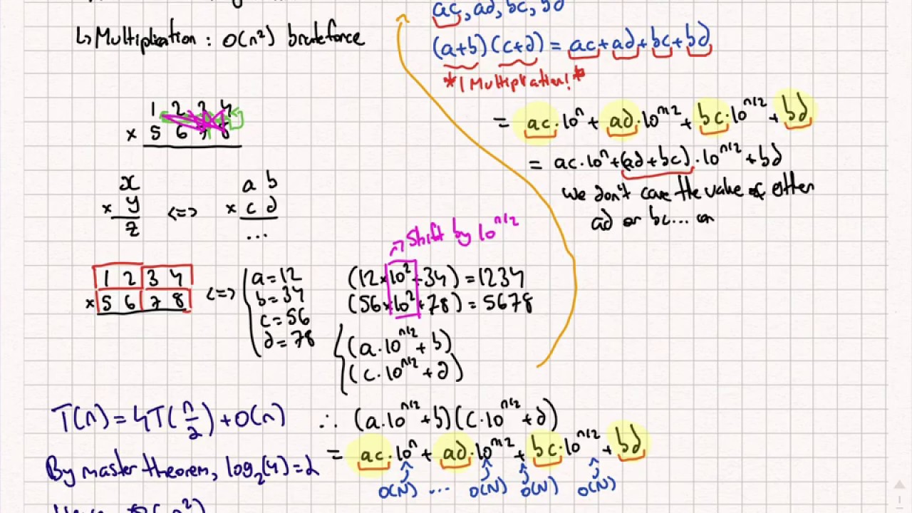 Karatsuba Multiplication In Python Code With Explanation Mathtype