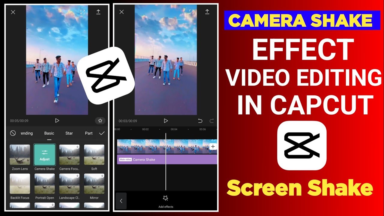 Camera Shake Effect Video Editing In Capcut Screen Shake Effect Video