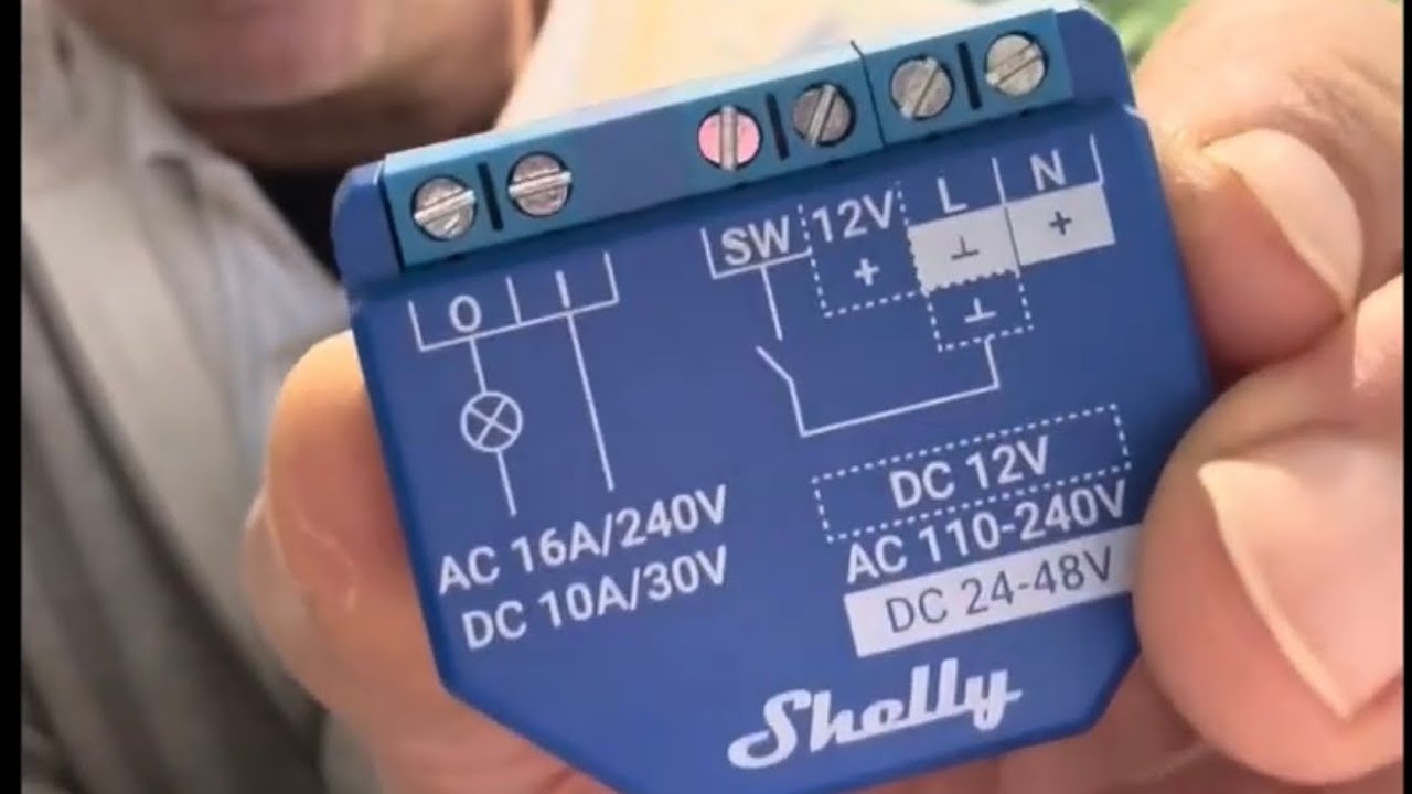 Shelly 1 Plus Wifi Switch Installation Setup Youtube
