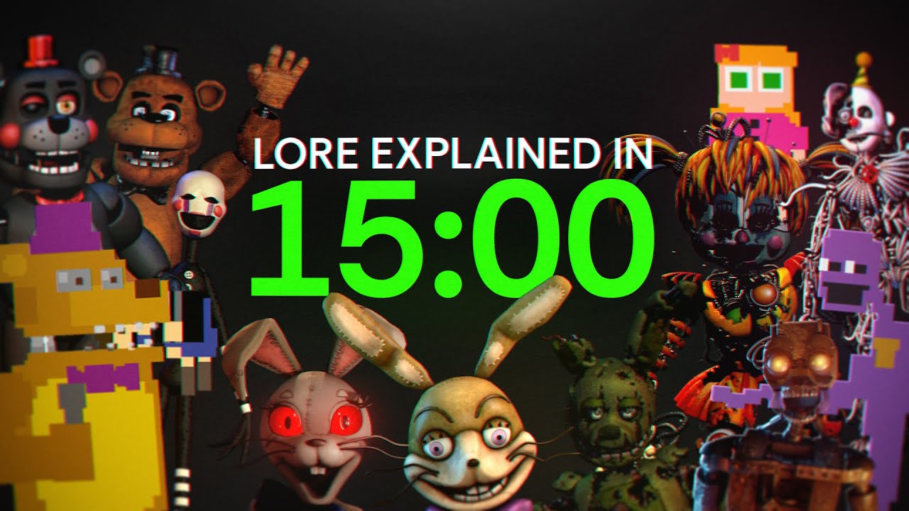 Entire Fnaf Lore Explained In 15 Minutes Youtube