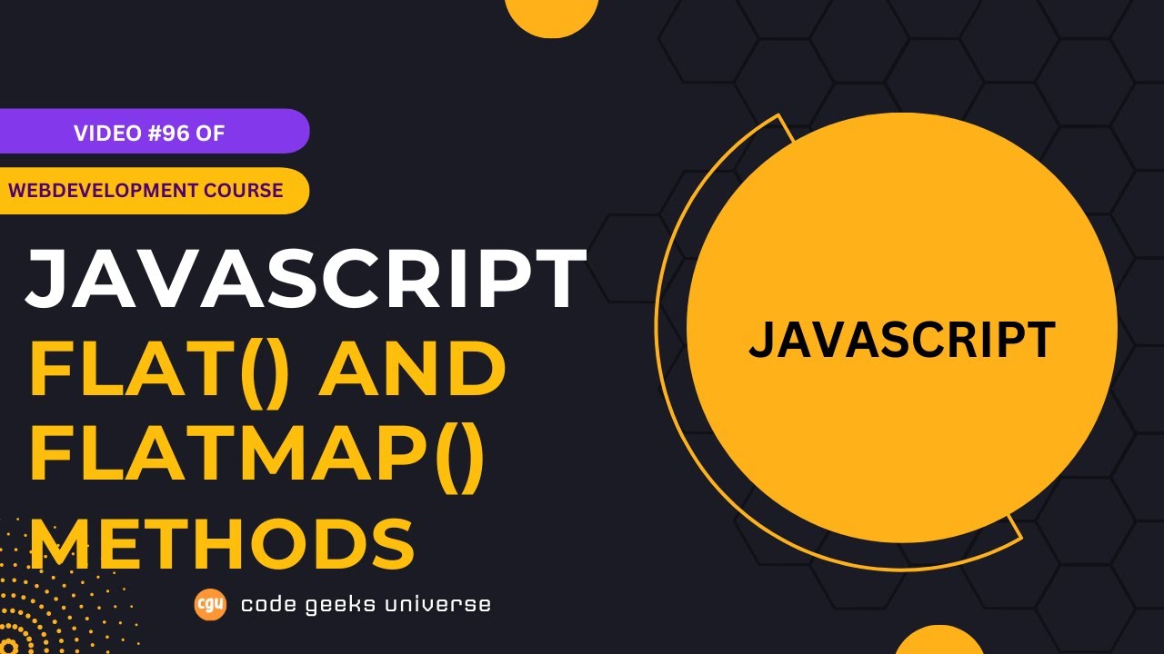 How To Use The Javascript Array Flat And Flatmap Methods рџљђ Web