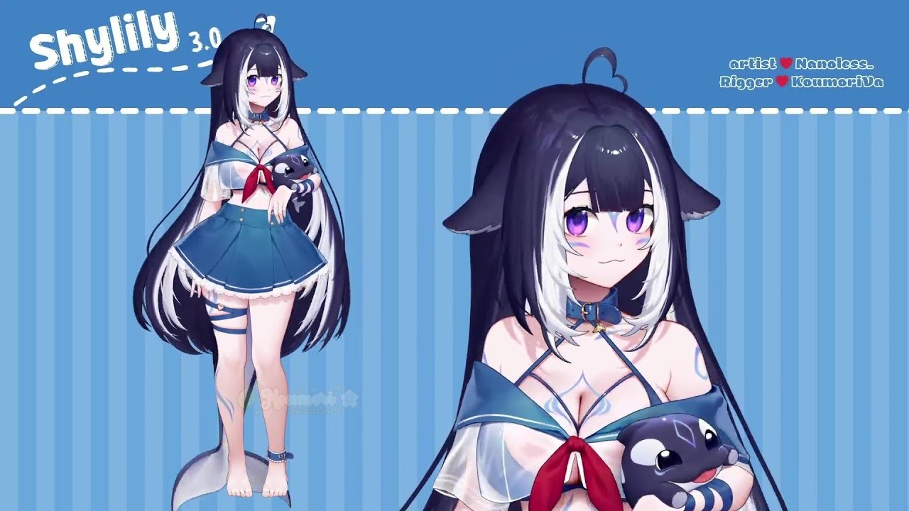 Shylily 3 0 Live2d Model Showcase Youtube