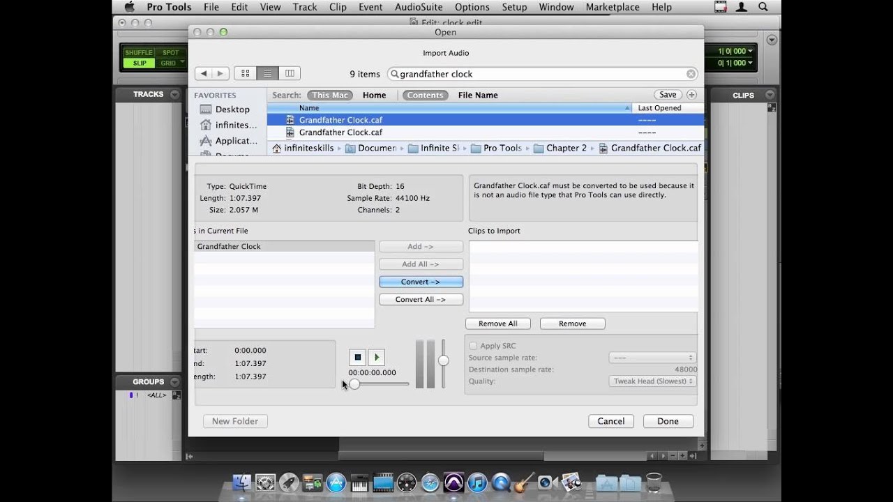 Avid Pro Tools 10 Tutorial Importing Audio Youtube
