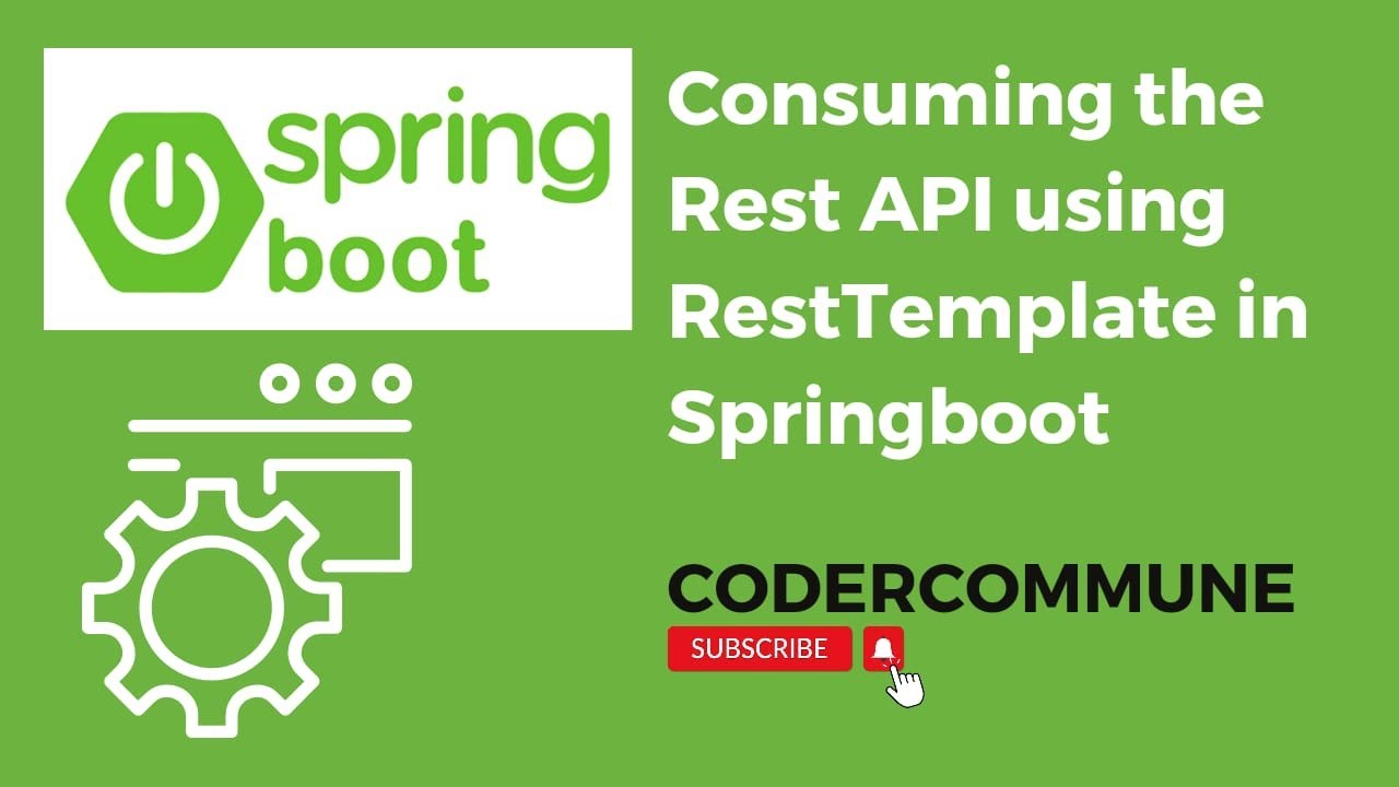 How To Consume External Restapi In Springboot Using Resttemplate Youtube