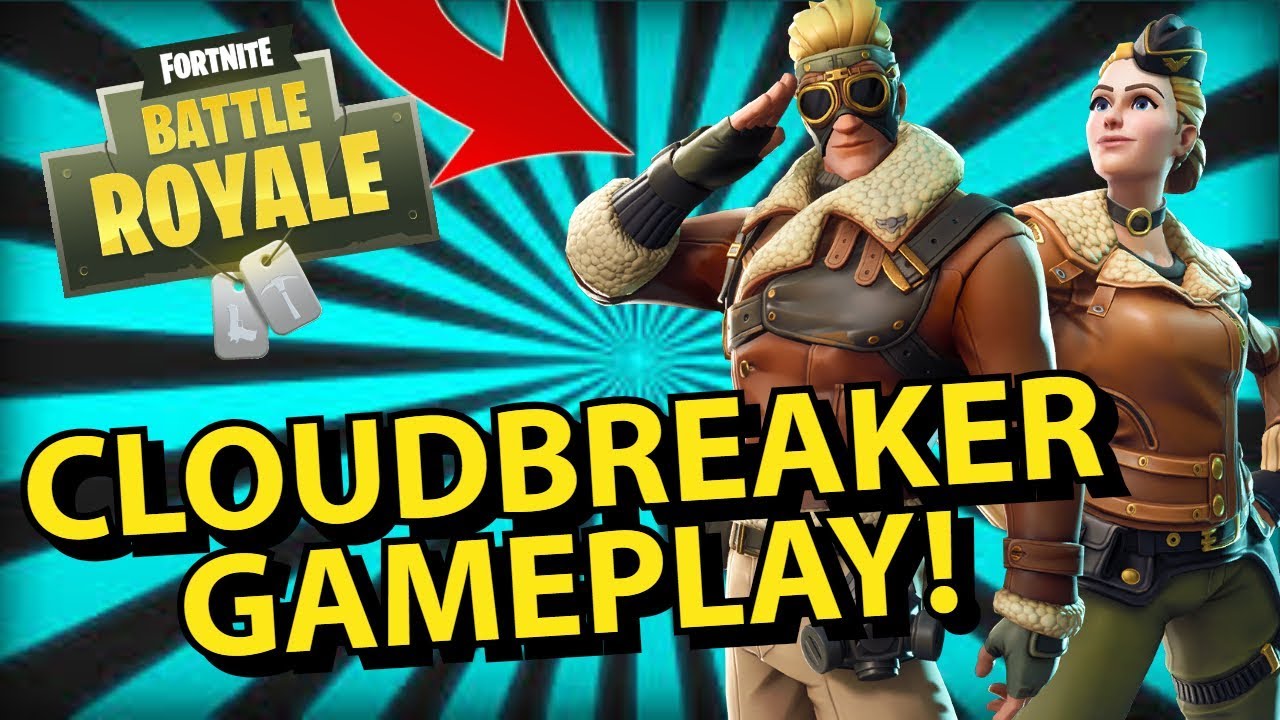 Cloudbreaker Skin Gameplay In Fortnite Battle Royale Youtube