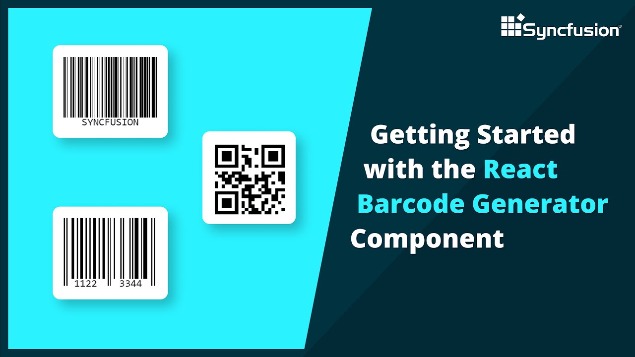Getting Started With The React Barcode Generator Component Youtube