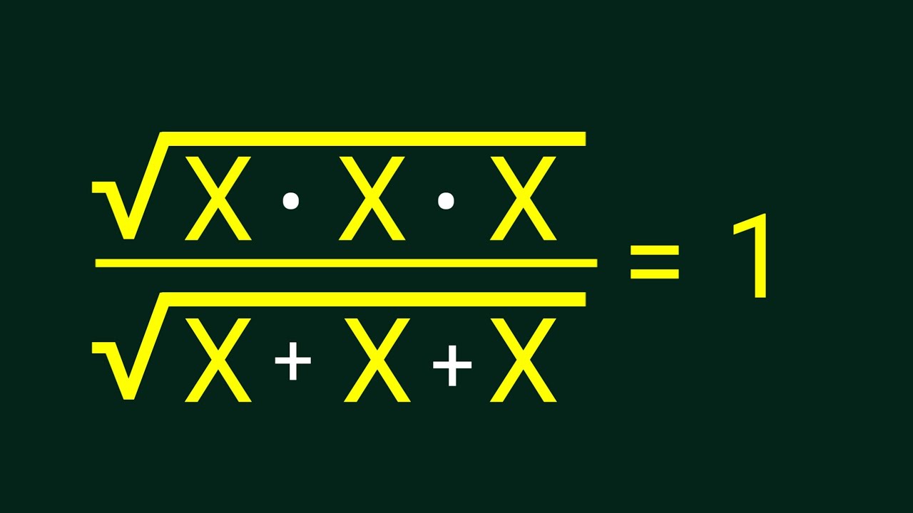 A Nice Algebra Math How To Solve For X In This Problem Youtube