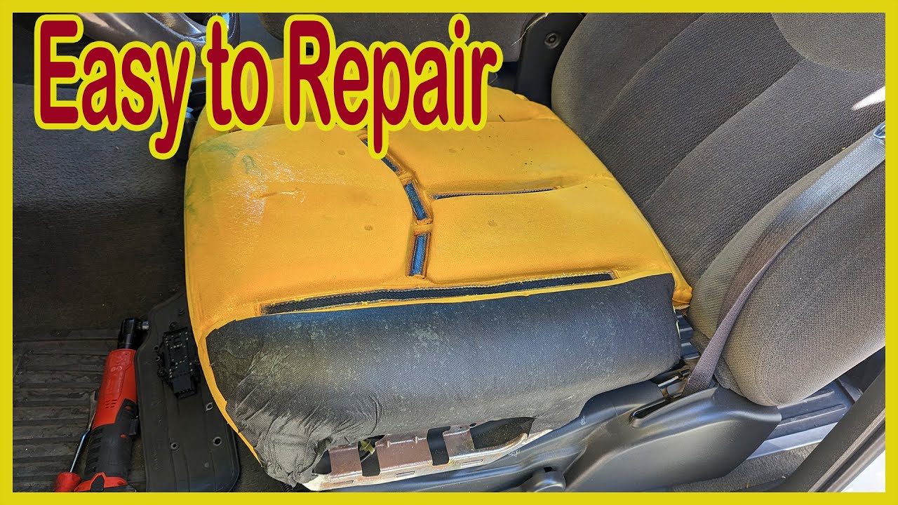 Driver Seat Foam Repair At Johnny Moe Blog